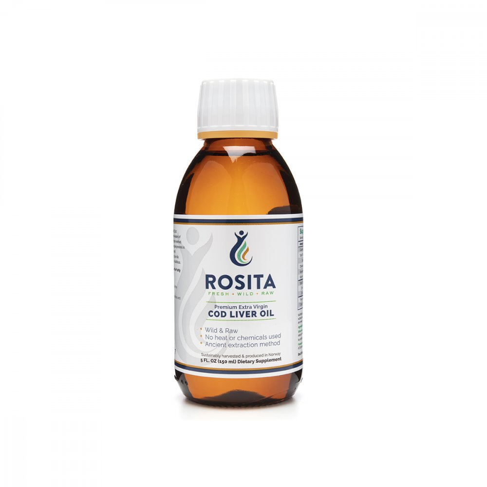 Rosita Extra Virgin Cod Liver Oil Liquid !%)ml :: Kingray.eu
